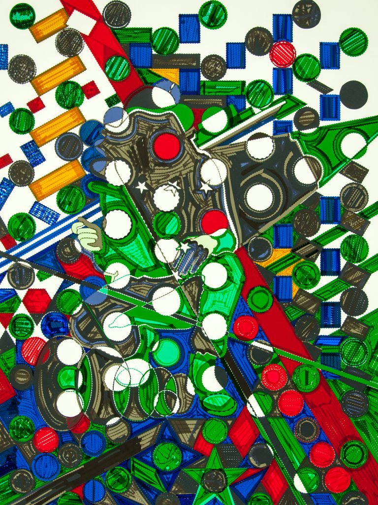 Parable of the Soils 20-23 - collage works by contemp. visual artist ...